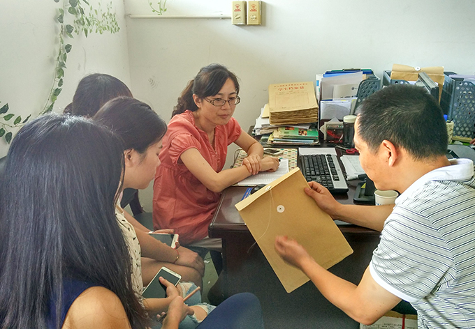 招就办召开档案制作现场会-浙江国际海运职业技术学院